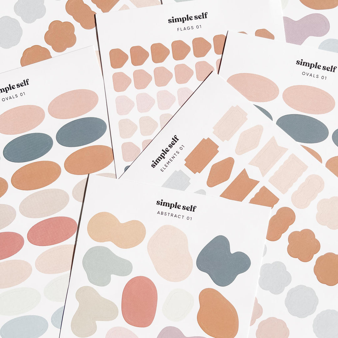 Elements Sticker Set – Simple Self