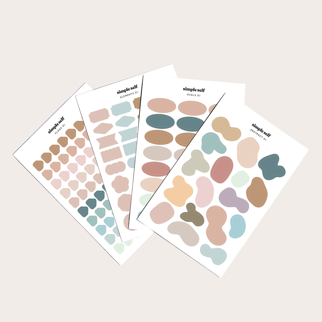 Elements Sticker Set – Simple Self