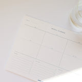 Weekly Planner Notepad | 52-Sheets | 11" x 8.5" – Simple Self