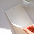 Daily Planner Notepad | 52-Sheets | 5.5" x 8.5" – Simple Self