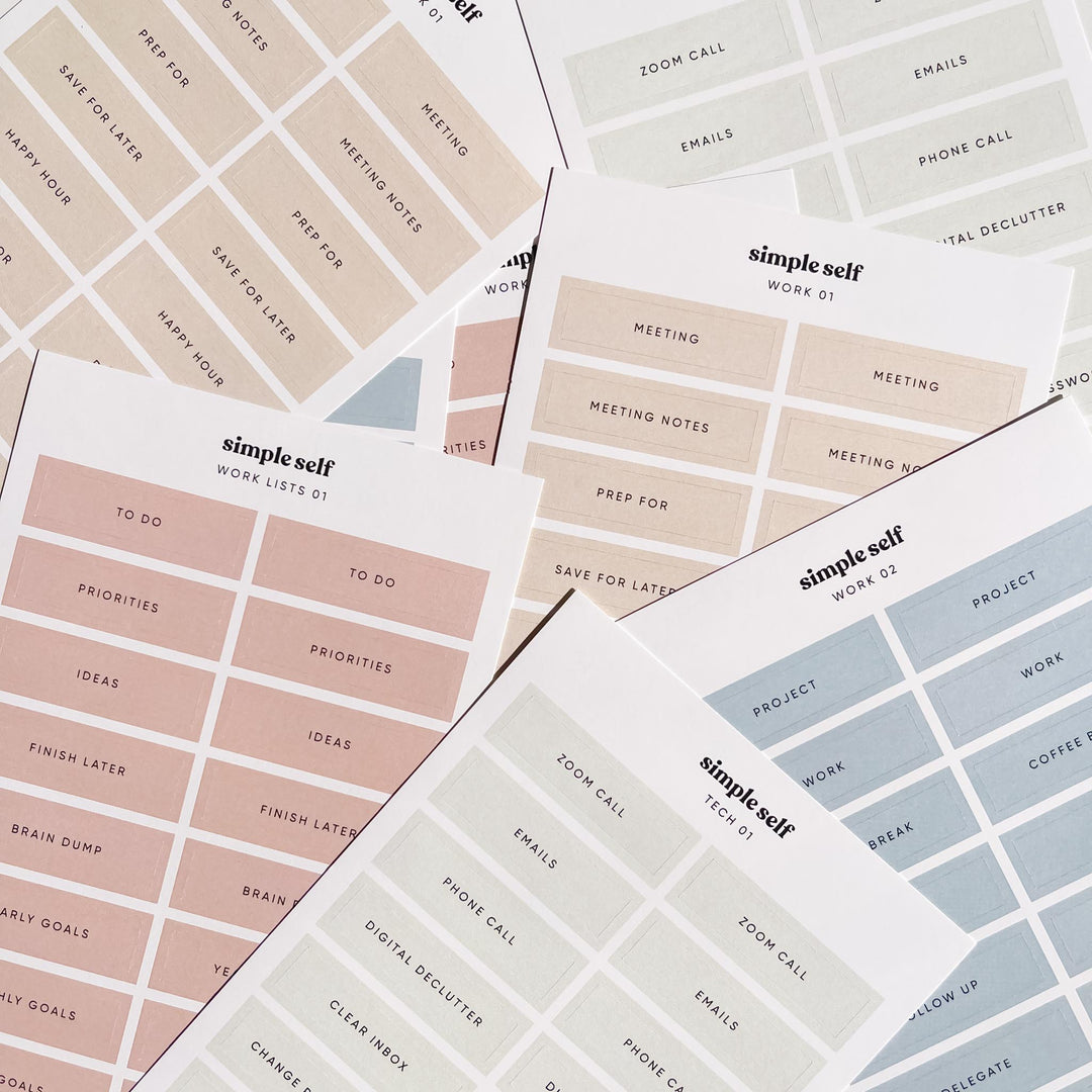 Ultimate Sticker Set Bundle by Simple Self